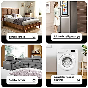 5 Wheel Furniture Dolly, 1100lbs Moving Dollies with 5 Wheels, 360° Rotation Moving Furniture Lifter for Heavy Duty, Heavy Furniture Mover Tool for Sofa Refrigerator Bed