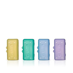 GUM Toothbrush Covers for Travel or Home (6 x 4 count) 24 Covers