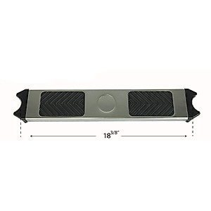 Aqua Select Three Tread Stainless Steel Pool Ladder | Entry and Exit System for In-Ground Swimming Pools | 250 Pound Capacity | 1.90-Inch Outer Diameter | Stainless Steel (Replacement Step-3 Pack)