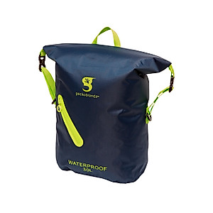 geckobrands Lightweight 30L Waterproof Backpack - Lightweight Watertight Outdoor Bag Hiking Traveling Light Water Activities