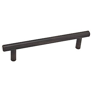 Richelieu Hardware BP205128BORB Roosevelt Collection 5 1/16-inch (128 mm) Center-to-Center Brushed Oil-Rubbed Bronze Modern Cabinet and Drawer Bar Pull Handle for Kitchen, Bathroom, and Furniture