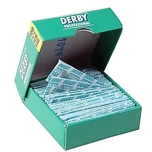 Derby, The Shave Factory Razor Blades Black, Silver (One Piece)