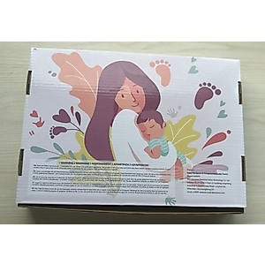 PewinGo Baby Footprint Kit,Baby Clay Hand and Footprint Kit,Newborn Baby Handprint Kit,Baby Keepsake Frames for First Mothers Day Gifts,Personalized Baby Shower Gifts for New Mom,New Parents