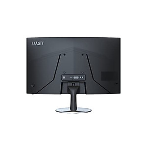 MSI Pro MP242C, 24" Monitor, 1920 x 1080 (FHD), Curved VA, 75Hz, FreeSync, TUV Certified Eyesight Protection, 1ms, HDMI, Tilt