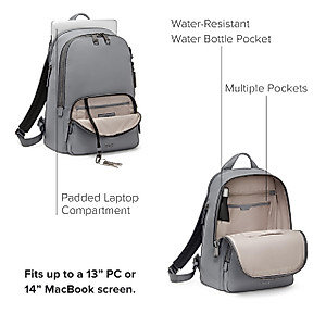 TUMI Voyageur Hannah Backpack - Pearl Grey