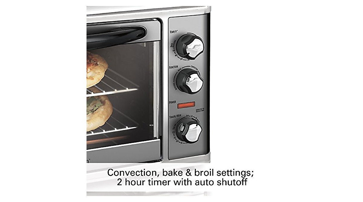 Hamilton Beach 31107D Convection Oven with Rotisserie – Large Capacity