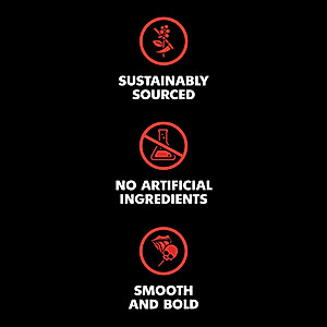 Death Wish Coffee, Whole Bean Dark Roast - USA Organic Coffee Beans Bundle/Bulk - Fair Trade Arabica & Robusta - 16 Ounce (Pack of 2)