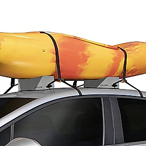 Universal Kayak Carrier Kit Kayak Foam Blocks for Roof Soft Standard Replacement Car Top Roof Racks Pads with Tie-Downs, 12 inch