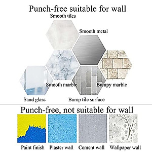 FVRTFT Storage Shelf Self Adhesive Shower Storage with Towel Rack Shower Organiser No Drilling Wall Mounted Space Aluminum for bathroom and toilet-White_50cm