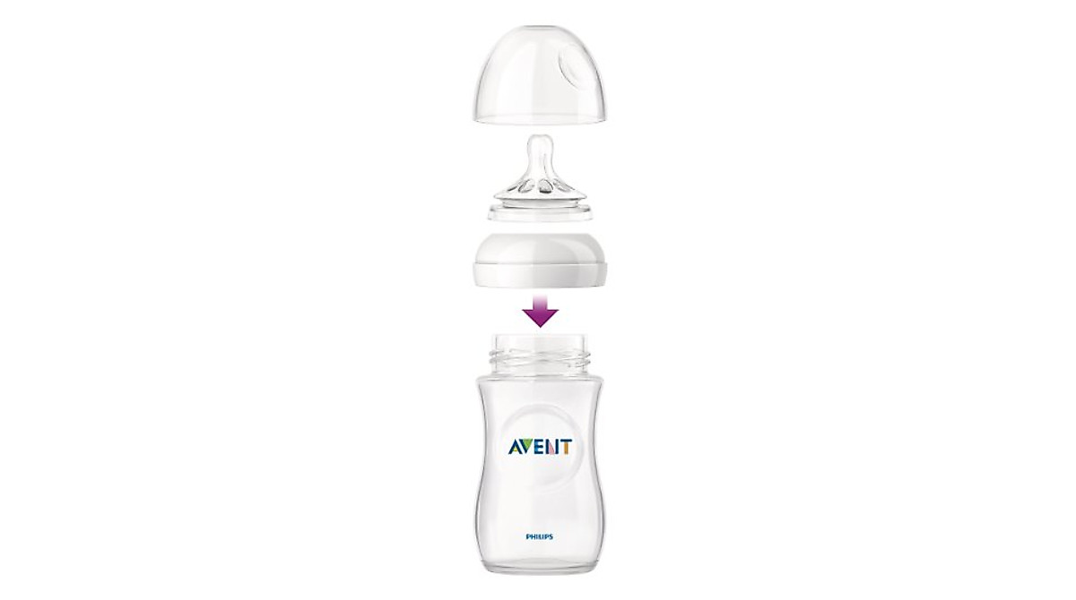 Philips AVENT BPA Free Natural 9oz Bottle - 2 Pack
