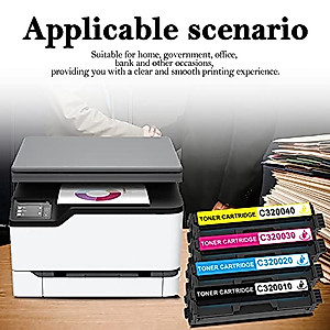 VIT 1 Pack Black High Yield C320010 Toner Cartridge Compatible Replacement for Lexmark C3224dw C3326dw MC3224dwe MC3224adwe MC3326adwe Printer