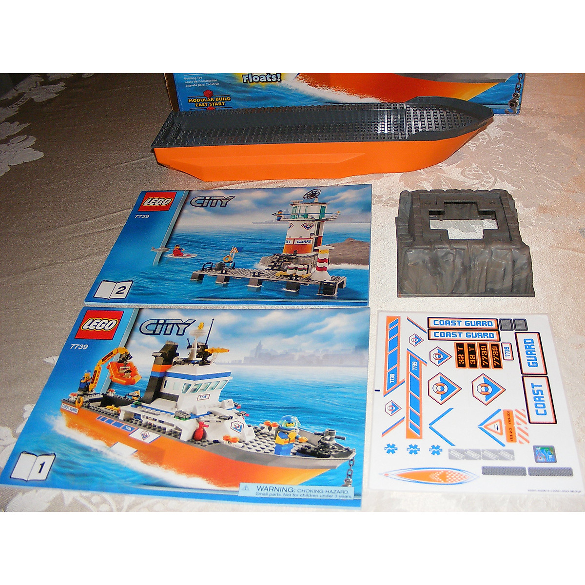 LEGO 7739 City Coast Guard Patrol Boat and Tower