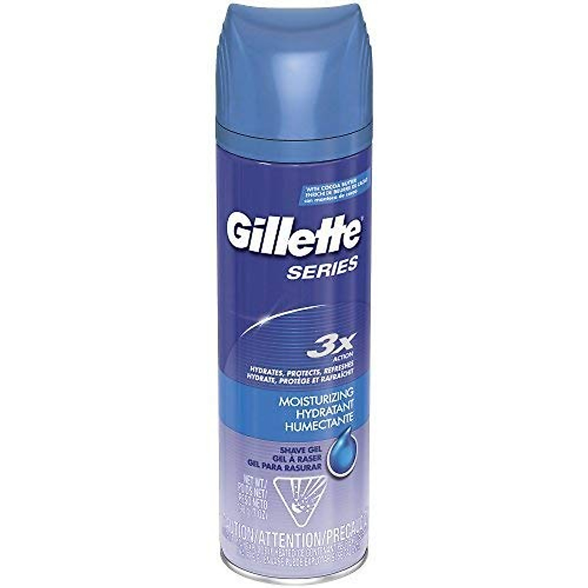 Proctor & Gamble Gillette TGS Series Moisturizing Shave Gel, 7 Ounce - 12 per case.