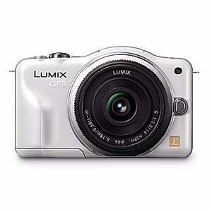 Panasonic Lumix DMC-GF3CW Kit 12.1 MP Digital Camera with 14mm Pancake Lens