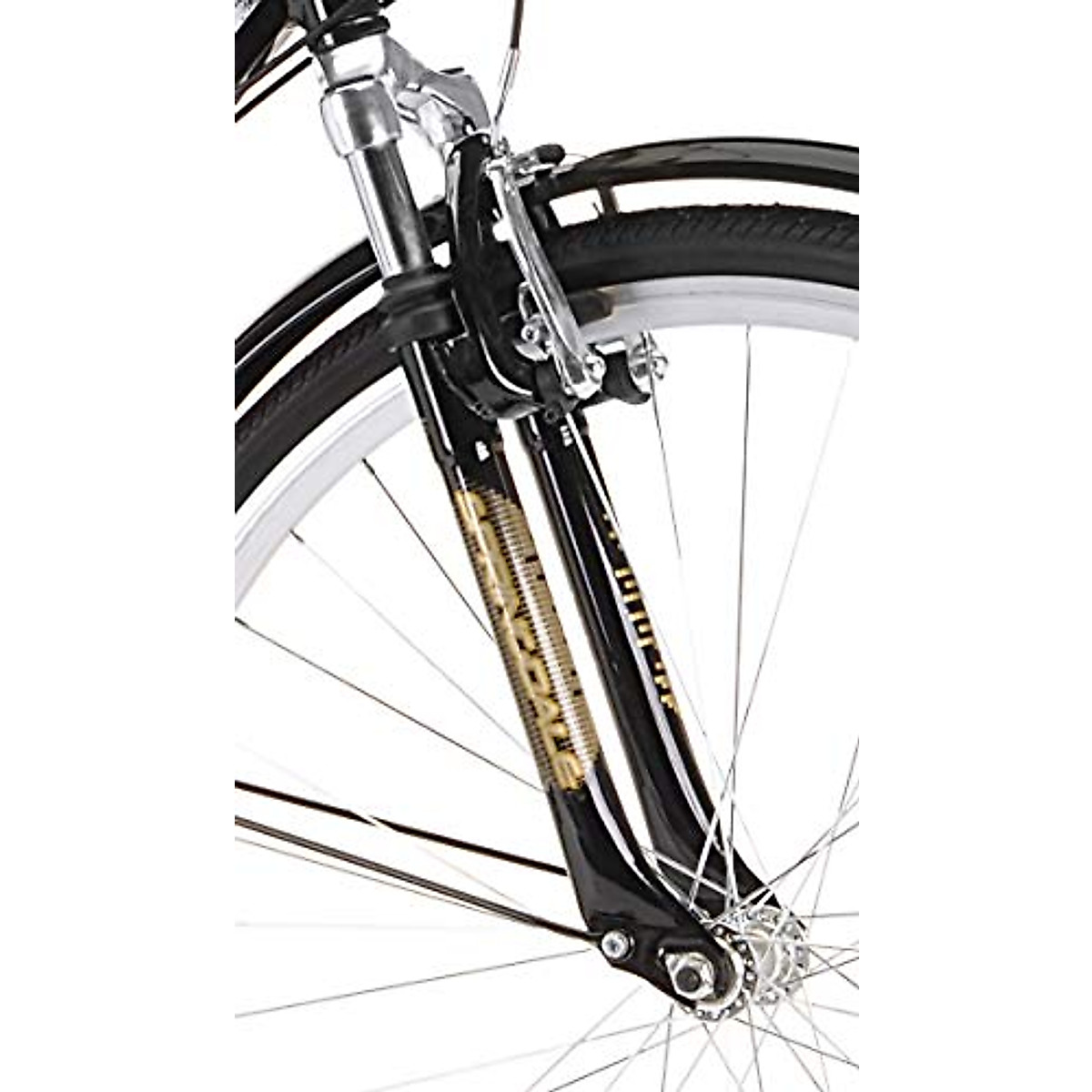 Kent International Springdale Hybrid Bicycle, Black | 700c ‎Hybrid Bike with 21-Speed Rear Shimano Derailleur Drivetrain | Lightweight Mountain Bike with Aluminum Frame for Premium Cycling | Men