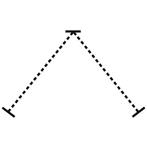 Displays2go 75 Inch 2-Panel Exhibit Displays, Iron Construction, Floor Standing, Double Sided – Silver Finish (AD2PNL)