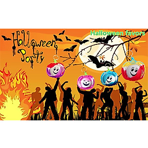 20 Packs Bulk Halloween Pumpkin Fidget Mini Pop for Kids Party Favors and Classroom Students Gifts