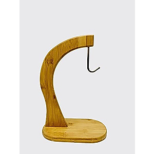 JapanBargain 4095, Bamboo Banana Hanger Bamboo Wood Banana Hook Fruit Holder Grape Holder Countertop Large Banana Holder Stand