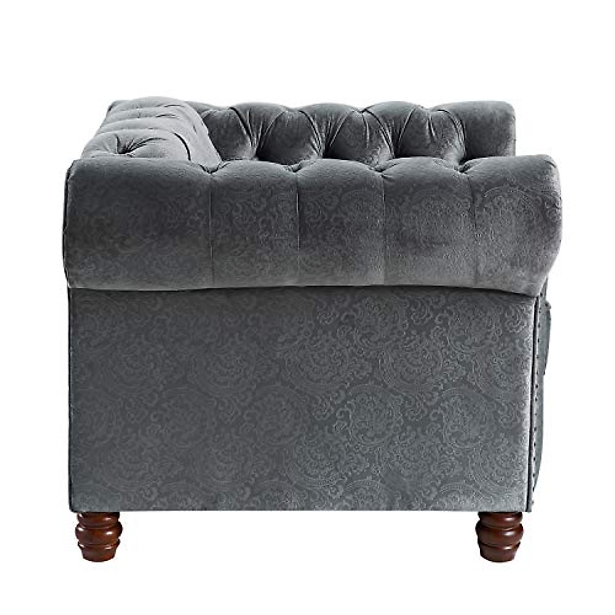 Lexicon Boswell Living Room Sofa, Dark Gray