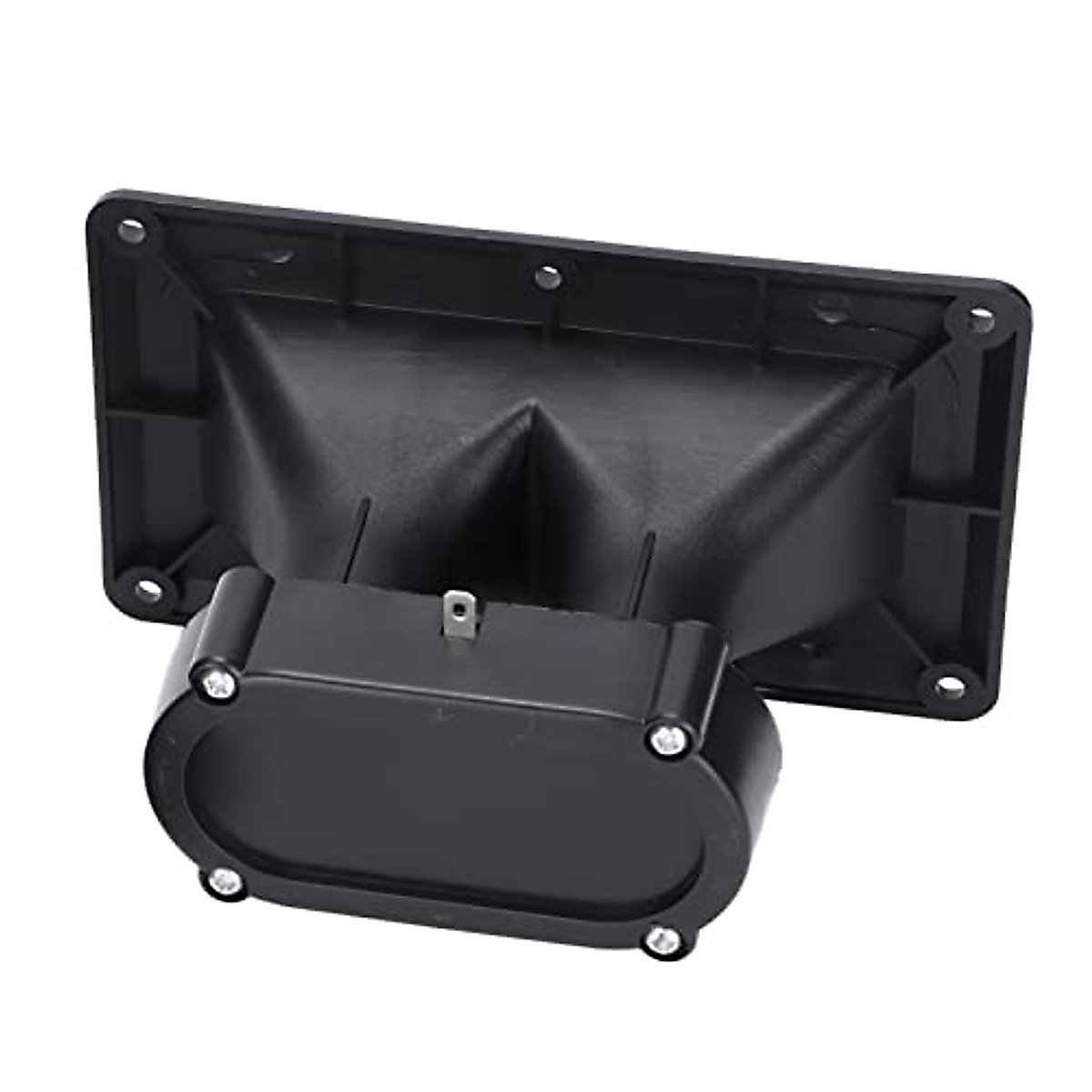 EBTOOLS Wide Dispersion Horn, 3 to 20KHz High Sensitivity 2 Piezoelectric Dual Drive Horn Tweeters, Used in Loudspeaker Tweeters, Dispersed Tweeters