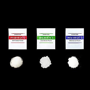 DuvinDD 18 Pack pH Buffer Solution Powder for Precise pH of pH Meter, pH Calibration Solution Powder Packets pH 6.86/4.01/9.18