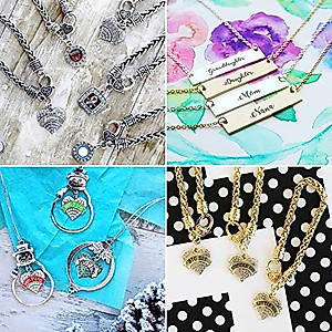 Inspired Silver - Honor Student Charm Ornament - Gold Pave Heart Charm Holiday Ornaments with Cubic Zirconia Jewelry