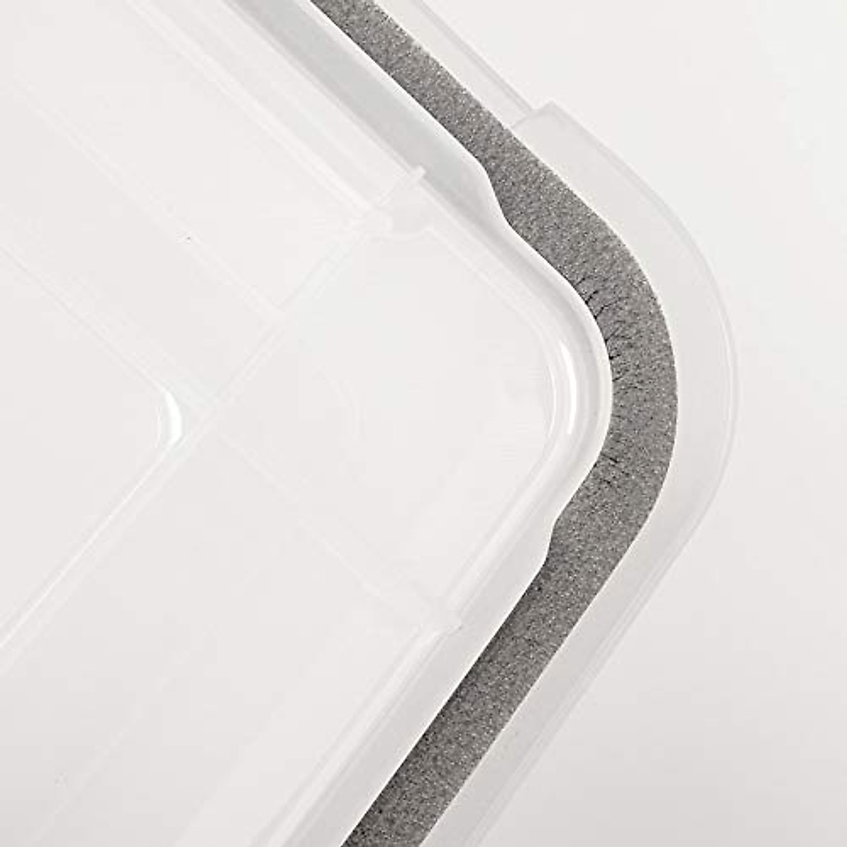 IRIS USA Weathertight 74 Quart Buckle Down Storage Latch Box Container (2 Pack)