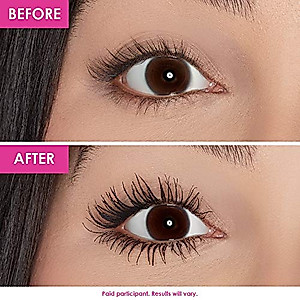 Grande Cosmetics GrandeDRAMA Intense Thickening Mascara with Castor Oil, Volumizing, Conditioning, Buildable Formula