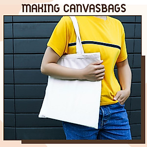 Breling 20 Pcs 10x10 Inch Cotton Fabric Bundle Squares Precut Fabric Squares for Sewing Making Quilts for Craft Lovers (White)