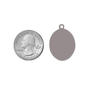 F A Dumont Sterling Silver St. Isidore The Farmer Pendant with 24" Stainless Steel Heavy Curb Chain. Patron Saint of Agricultural Workers