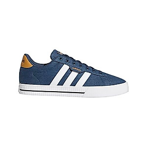 adidas Men's Daily 3.0 Skate Shoe, Crew Navy/White/Core Black, 12