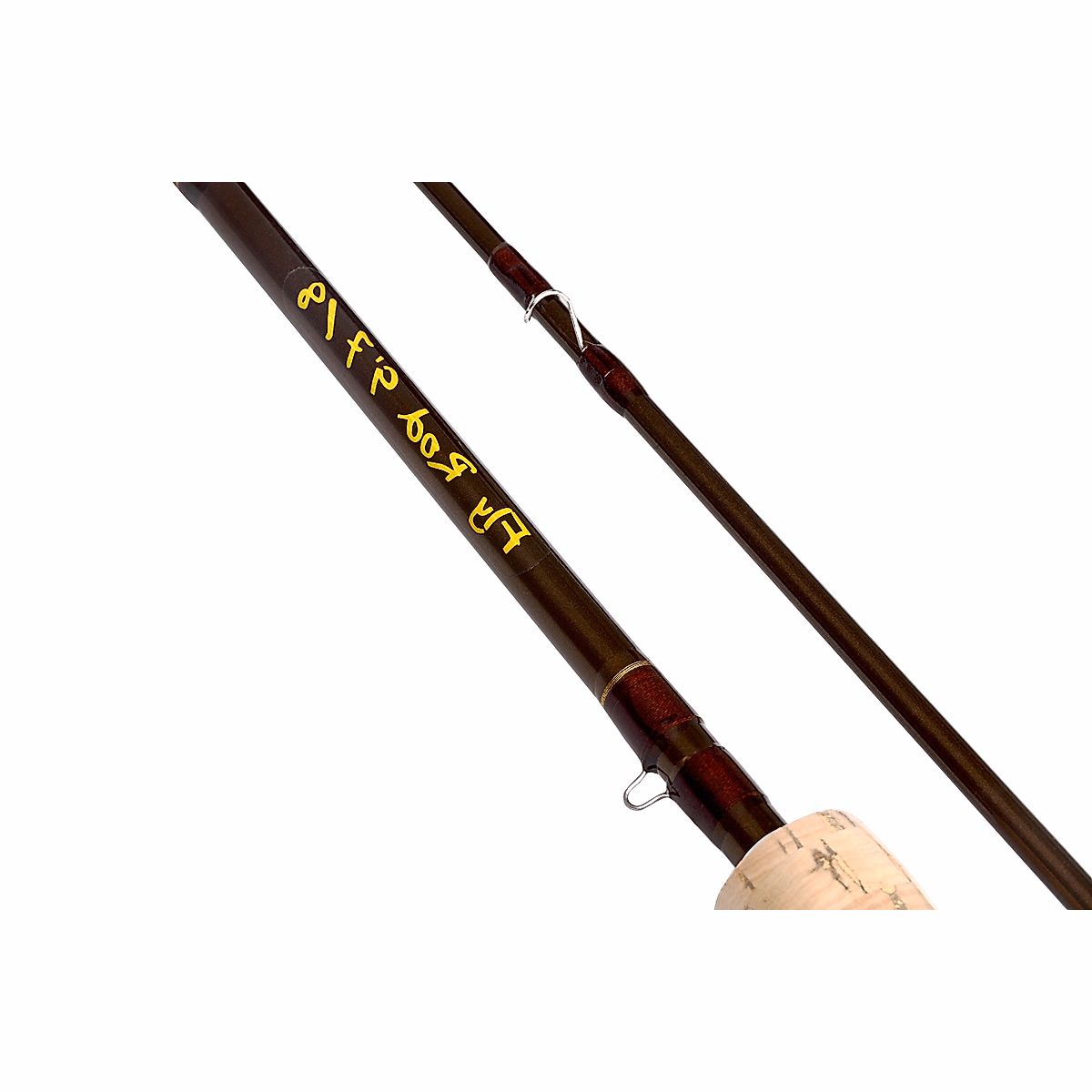 # 7/8 Carbon Fly Fishing Rod Pole 4 Pieces Medium-Fast Action Light Feel 2.7M Length Trout River Fishing