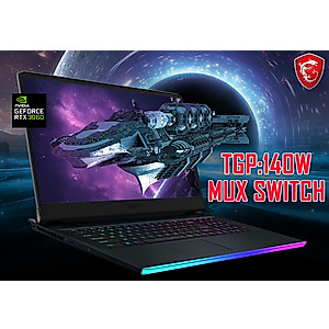 MSI GE76 Raider 2023 17.3" 144 Hz FHD Gaming Laptop Intel 14Cores i9-12900H 64GB DDR5 4TB NVMe SSD NVIDIA GeForce RTX3060 6GB HDMI RJ45 Thunberbolt4 Backlit DTS RGB Windows 11 w/HDMI