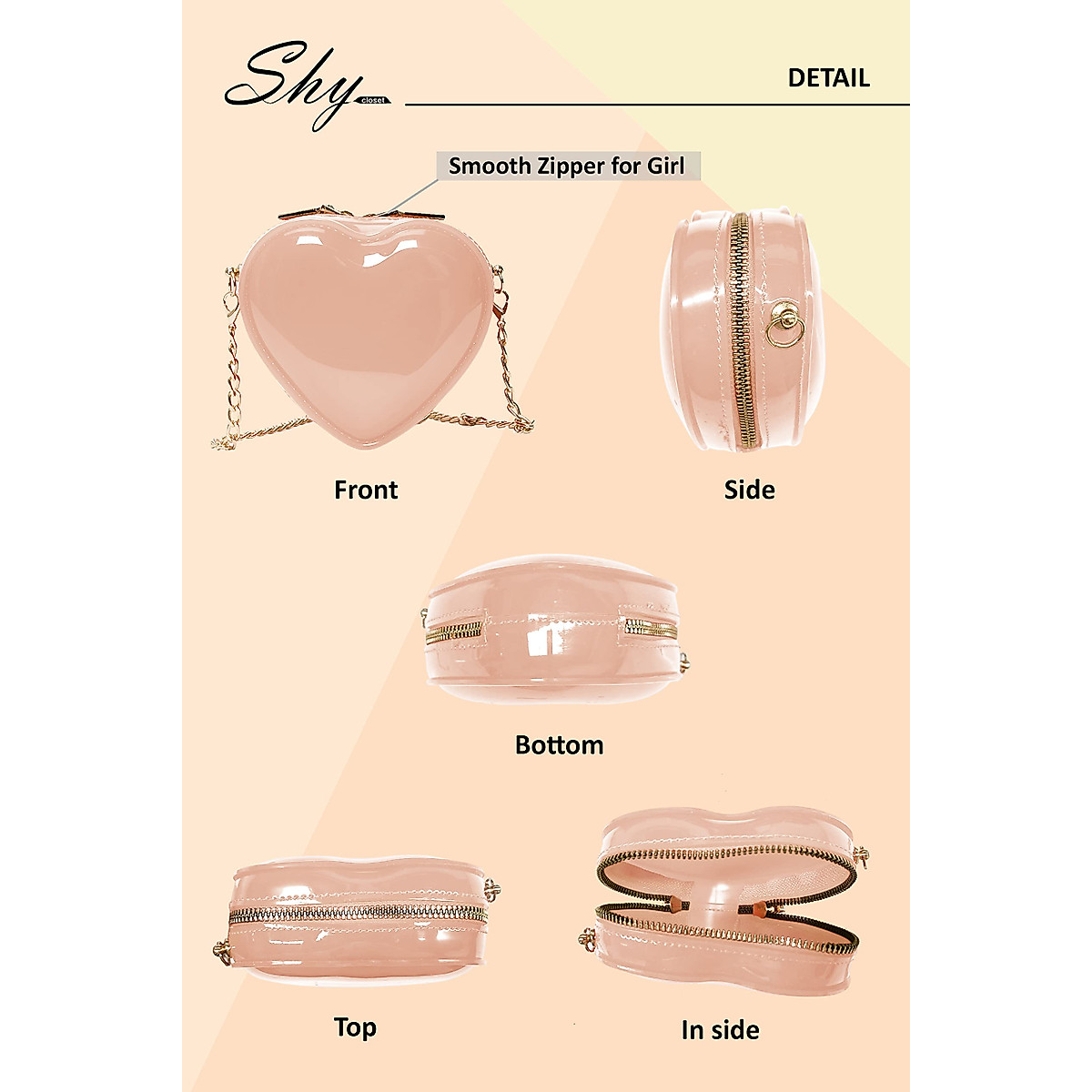 Girls Purse Kids Little Handbag - Toddler Crossbody Small Shoulder Bag Jelly Strap Body Sweet Gifts (Pink)