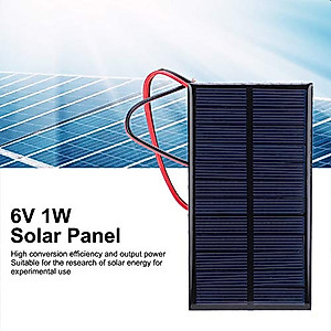 3Pcs Mini Solar Panel DC 6V Polysilicon Solar Cell Charger Module Solar DIY System Kits with 30cm Cable