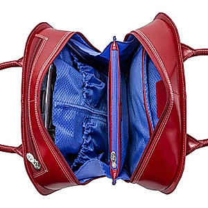 McKlein Briefcase, Red, 13 50 L x 6 W x 16 H