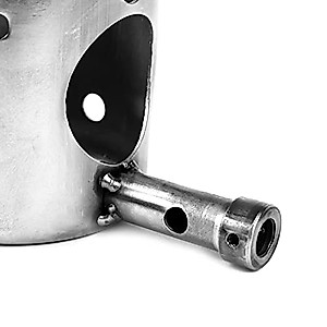 QuliMetal Fire Burn Pot Replacement Parts for Pit Boss and Traeger Pellet Grill Burner, Upgraded FirePot with Screws