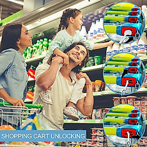 Stainless Steel Shopping Trolley Token, Metal Coin Holder Couple Key Chain DIY Shopping Cart Token, Wine Bottle Opener Bag Pendant(1pc silver)