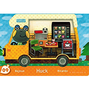 Nintendo New Leaf Animal Crossing Welcome Amiibo Card Huck 09/50 USA Version