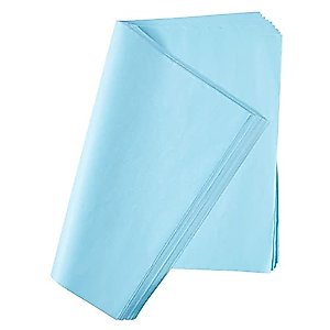 160 Sheets Blue Tissue Paper for Gift Wrapping Bags, Bulk Set for Birthday Party, Holidays, Art and Crafts (15 x 20 in)