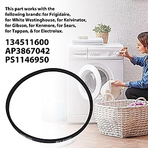 Gxcdizx 134511600 AP3867042 PS1146950 131686100 1156860 131234000 Washer Drive Belt for Kenmore for Crosley for Gibson for White Westinghouse Washing Machines