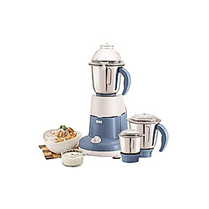BOSS Excel Pro 3-Jar Mixer Grinder Kitchen Grinding Genius 750 Watt Powerful Motor, 3 Variable Speed with Incher, 110V