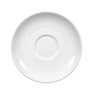 Seltmann Weiden Commercial Dinnerware, Meran Porcelain Coffee/Tea Cup Saucer, White, 6.3-Inch, Set of 6