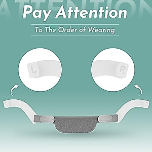 Replacement Headgear with Arms Compatible with DreamWear Silicone/Gel Nasal & Pillow Mask, Adjustable Soft Head Strap