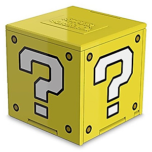 PDP Gaming Pop and Display Question Block Collapsible Flat Storage For Up To 10 Games: Yellow - 3DS