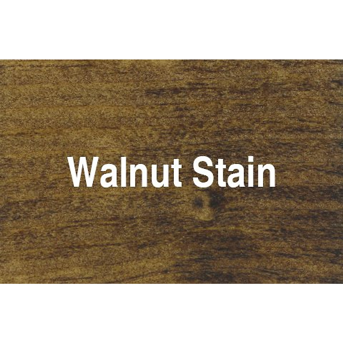 Sawdust City Solid Wood Small Bookcase (Walnut Stain)