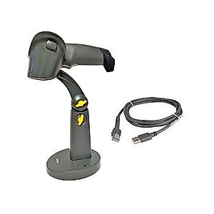 Clover Barcode Scanner, with Hands-Free Stand, USB Corded | for Clover Station and Mini (Zebra/Symbol DS2208) (Renewed)
