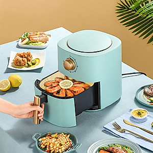 Air Fryer Disposable Paper Liner Square Parchment Paper 100 Pcs 7.9 Inch