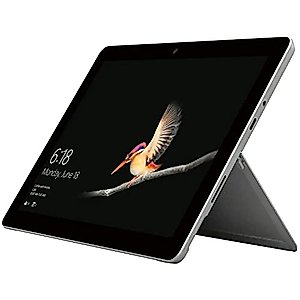 Microsoft 10.5 Multi-Touch Surface Go 2, Intel Core m3 8100Y, 8GB RAM, 128GB SSD, Intel UHD Graphics 615, Windows 10 Home in S Mode, Silver, QUQ-00001 (Renewed)