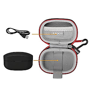 RLSOCO Case for Sony wf-1000xm4 Truly Wireless Earbud Headphones (Black)